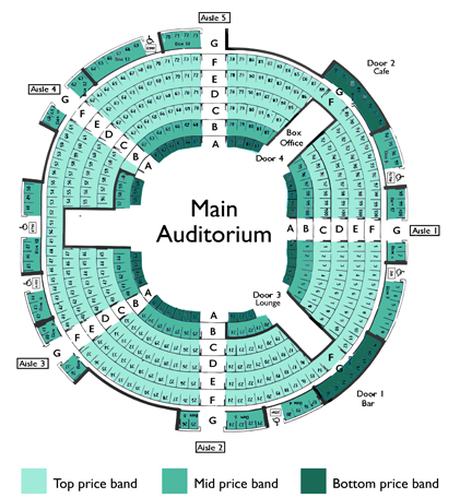 Floor Plan Theater Seating Seating Charts | State Theatre New Jersey